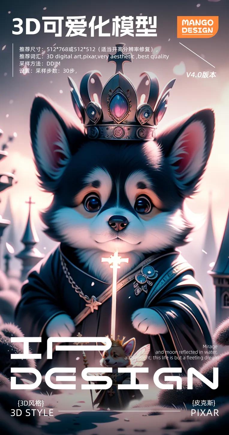 IP DESIGN | 3D可爱化模型 - RunningHub Stable Diffusion & Flux Checkpoint